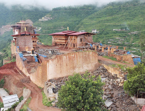 Wangdue Phodrang Dzong reconstruction finishes 47 percent of total work ...