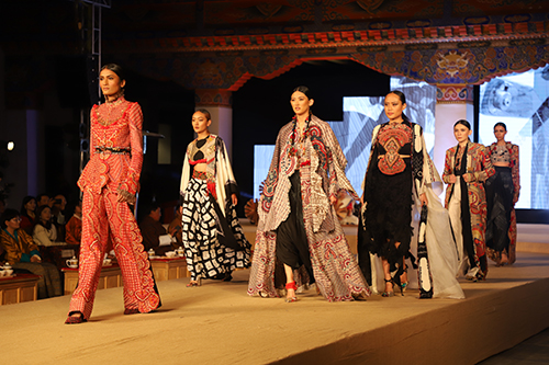 Khadi-Thagzo as a fashion and textile collaboration between Bhutan and ...