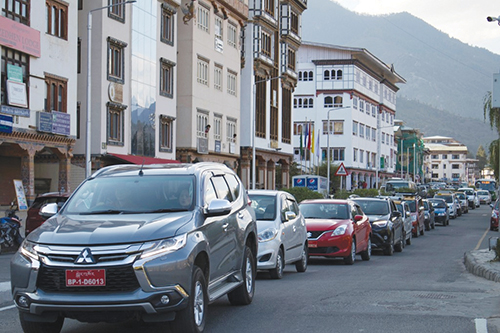 Thimphu’s traffic surge being studied before lifting vehicle moratorium ...