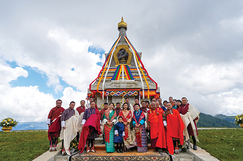 Jangchub Chorten consecrated – The Bhutanese