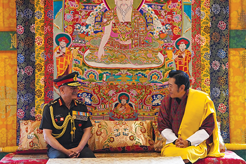 His Majesty The King granted an Audience to the Indian Chief of the ...